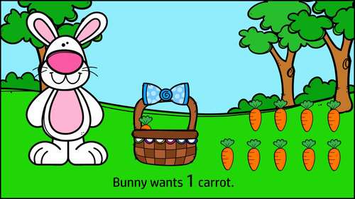 Bunnies Want Carrots | Interactive Slide Show | Number ID | | Pre-K ...