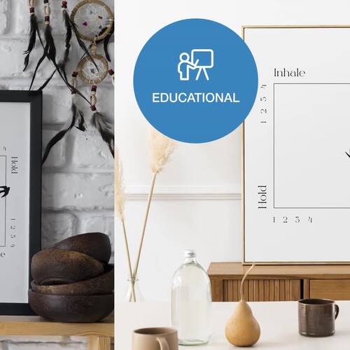 Mindful Breathing Poster | Instant Download for Calm & Focus ...