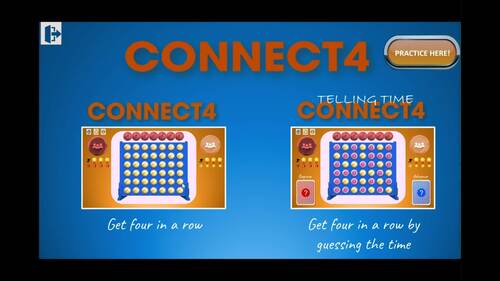Time Connect4 - Time Reading Edition by Ms Garcia Store | TPT
