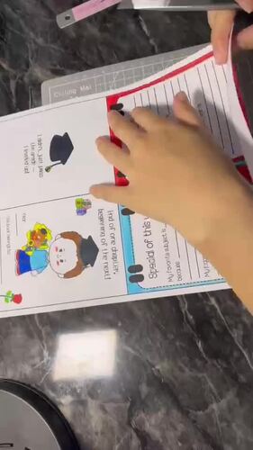 Writing Graduation Cards Craft for kids | End of Year Reflection Activities