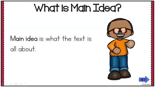 Main Idea and Supporting Details Lesson Plans Digital Interactive ...