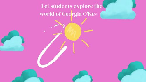 Georgia O'Keeffe Art Projects Women's History Month by Down in the Art Room