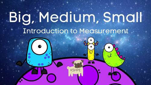 Big, Medium, Small Monsters, Introduction to Measurement, Video & Slides!!