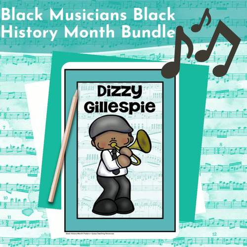 Black Musicians Black History Month Bundle by Jooya Teaching Resources