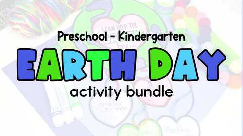 Earth Day Crafts, Writing Activities & Flipbook for Preschool and ...
