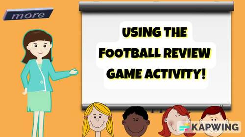 Super Bowl Football Review Game Activity Template - For Math ELA ...
