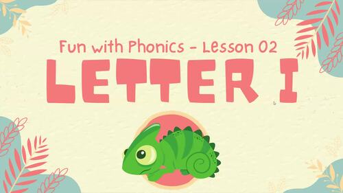 Phonics Letter I Full Lesson Plan (PPT + Worksheet) - Lesson 2 | TPT
