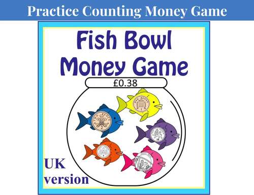 United Kingdom Fish Bowl Counting Coins Money Game – Practice ...
