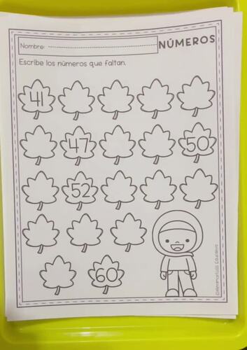 Hojas de Tarea de Matemáticas en Otoño - 1er & 2do Grado - Worksheets ...