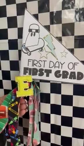 First Day of School Pennants Back to School Flags by The Teaching Diva ...