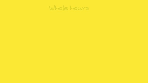 TIME- Telling time - Whole • Half • Quarter hours - Version A -GRADE1