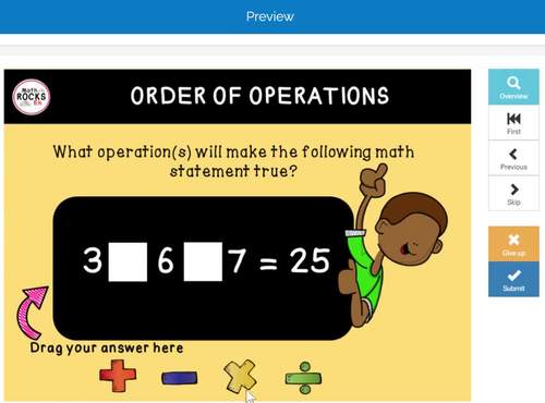 Order of Operations BEDMAS PEMDAS Boom Cards™ Bundle Math Puzzle ...