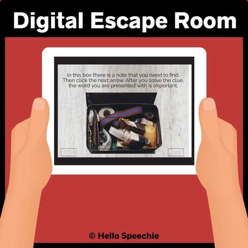 Digital Escape Room Vacant Mansion 3rd and 4th Grade by Hello Speechie