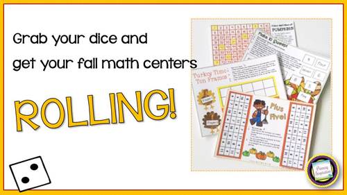 Autumn Math Games for First Grade by Primary Inspiration by Linda Nelson