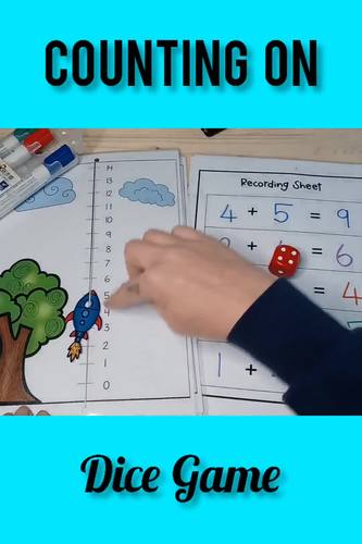 Weather Themed Counting On Dice Game by Nomadic Bee | TPT