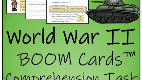 World War II Overview BOOM Cards™ Comprehension Activity | 5th Grade ...