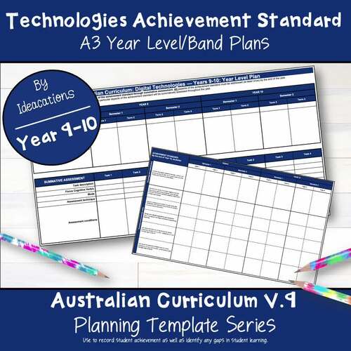 V9 Australian Curriculum TECHNOLOGIES ACHIEVEMENT STANDARD CHECKLISTS ...