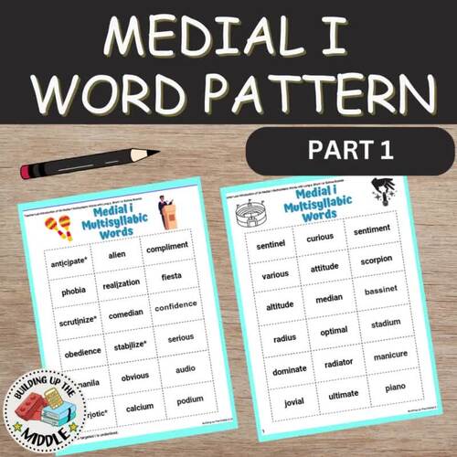 PHONICS FOR OLDER STUDENTS : MEDIAL i PATTERNS BUNDLE (PARTS 1-3)