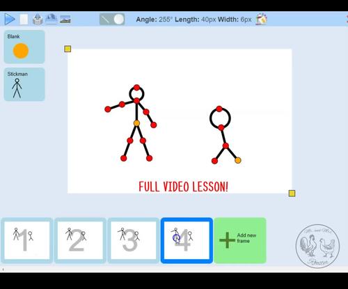 Tech Lesson Online Stick Figure Animator - No Apps or Downloads Technology