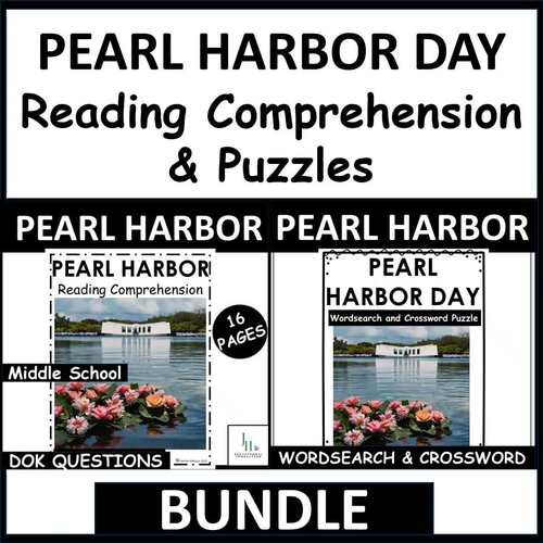 Pearl Harbor Reading Comprehension Activity | Wordsearch Crossword ...