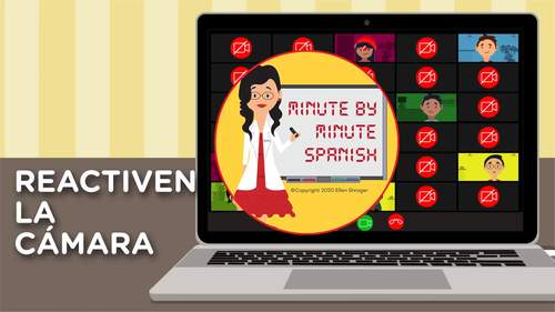 Reactiven la cámara - Take Charge of Turning on videos Distance Learning