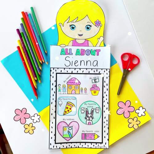 ALL ABOUT ME POSTER | Back to School Activity | Getting to Know You