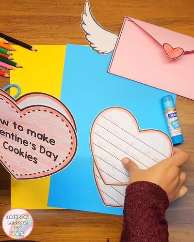 Valentines Day Writing Craft | Valentines Writing Activities | Writing ...