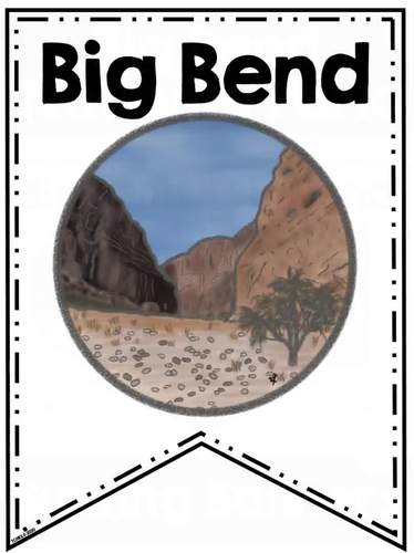 Big Bend National Park Bunting Banners by TCHR Two Point 0 | TPT