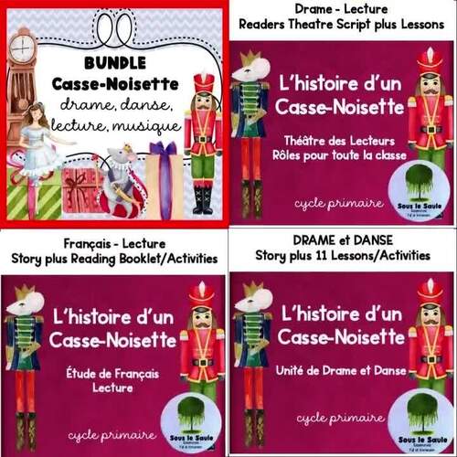 FRENCH Winter Reading Theatre Drama Danse Music BUNDLE Casse-Noisette
