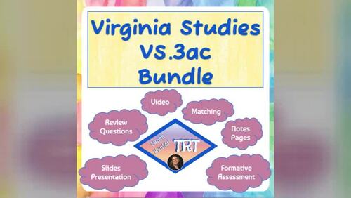 Virginia Studies VS.3ac Bundle (Jamestown Colonization) | TPT