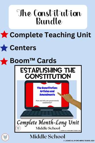 The Constitution Bundle for Middle School by All in One Middle School