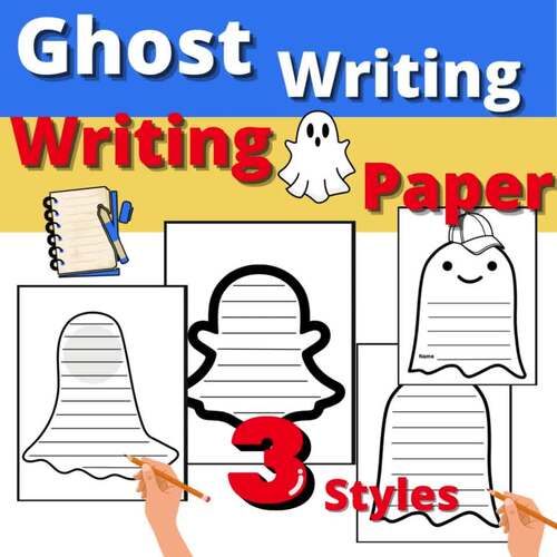 Ghost Writing Paper Templates Resource Activity by DadsDesigns | TPT