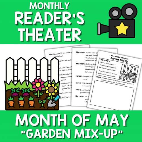 May Readers Theater Script Activity Reading Small Groups Skit Centers ...
