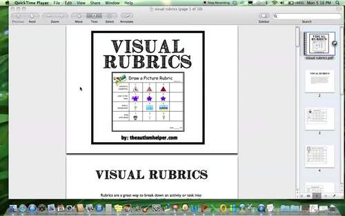 Student Self-Assessment Visual Rubrics by The Autism Helper | TPT