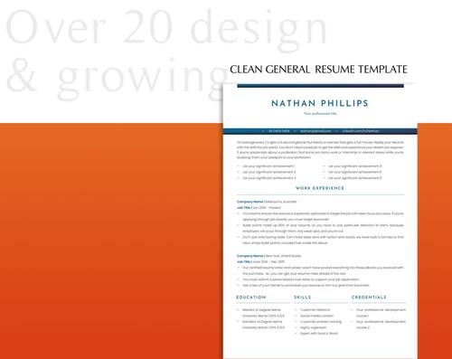 Teacher CV Template Cover Letter & Reference, CV Template word, Doc and ...