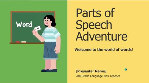 Parts of Speech Review Presentation by Life Long Learning by TK | TPT