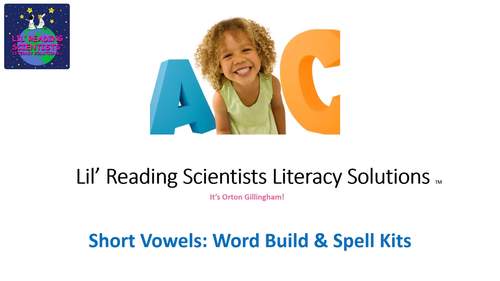 BUNDLE: Word Building with Short Vowel Words (OG) | TpT