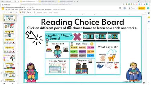 Back to School with Digital Choice Boards Second Grade Starter Kit