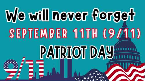 Patriot Day Reading Comprehension Worksheets | September 11th 9/11 U.S ...