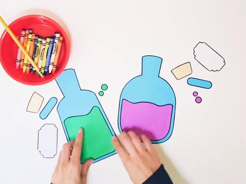 October Craft | Witches Brew | Halloween Bulletin Board by The Kinder ...