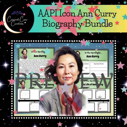 AAPI Icon Ann Curry AAPI Heritage Month Biography Bundle | TPT