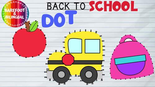 School Dot to Dot Clipart | Back to School Clipart for Dot to Dot ...