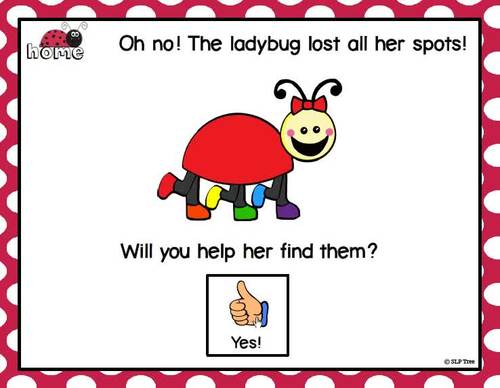 No Print Ladybug Articulation L Speech Therapy Interactive pdf by SLP Tree
