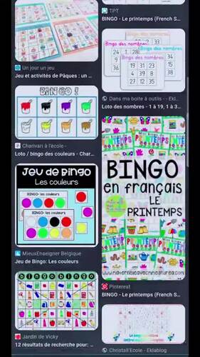 BINGO PIRATE THEME IN FRENCH | Bingo sur le thème des pirates by Lea ...