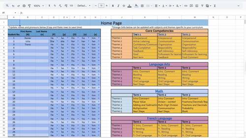 Report Card Comment Generator | Editable Google Sheets Tool for BC ...