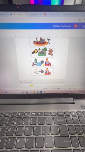 Child Care and Daycare Visual Schedule for Early Childhood or Special ...