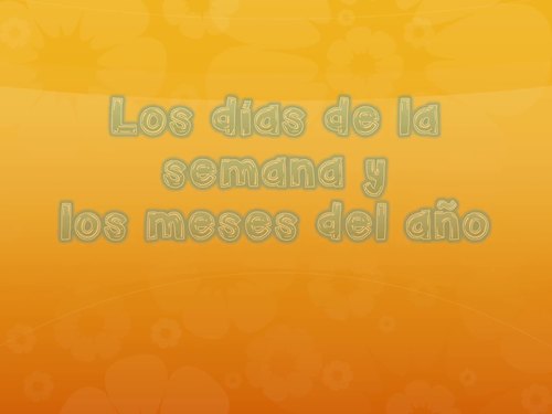 Spanish Days and Months PowerPoint Activities and Curriculum & Digital ...