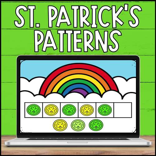 St. Patrick's Day Patterns for Google Slides™ by Rhody Girl Resources