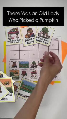 There Was an Old Lady Who Picked a Pumpkin Book Companion, Printables ...