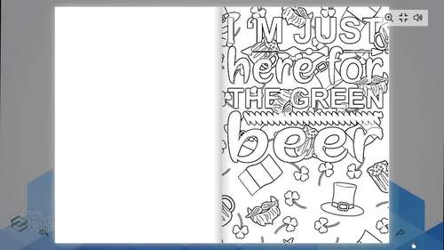 St.Patrick's Day Quotes and Patterns Coloring Pages for Fun ESL Learning